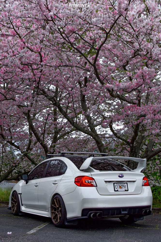 2018 Subaru WRX Limited with 18x9.5 Enkei Tsv and Continental 245x40 on ...