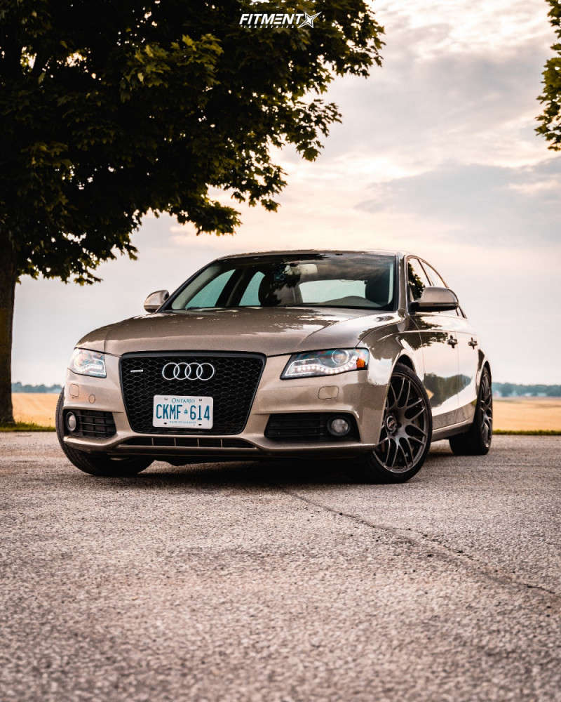 2009 Audi A4 Quattro Base with 19x8.5 VMR V718 and Pirelli 255x35 on ...