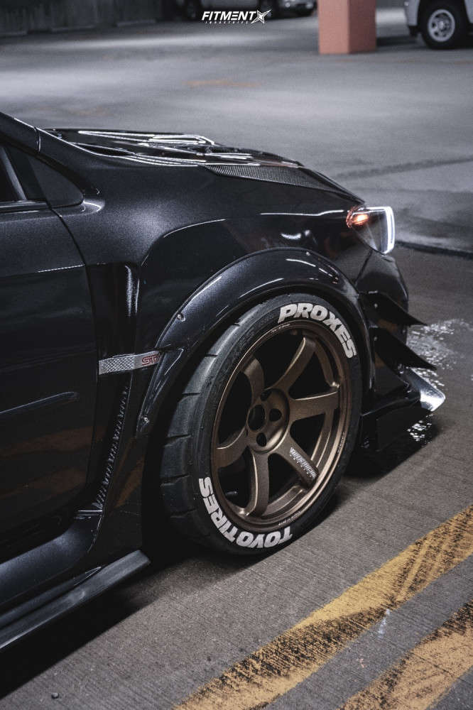 2017 Subaru WRX STI Base with 18x11 Volk Te37 Saga and Toyo Tires ...