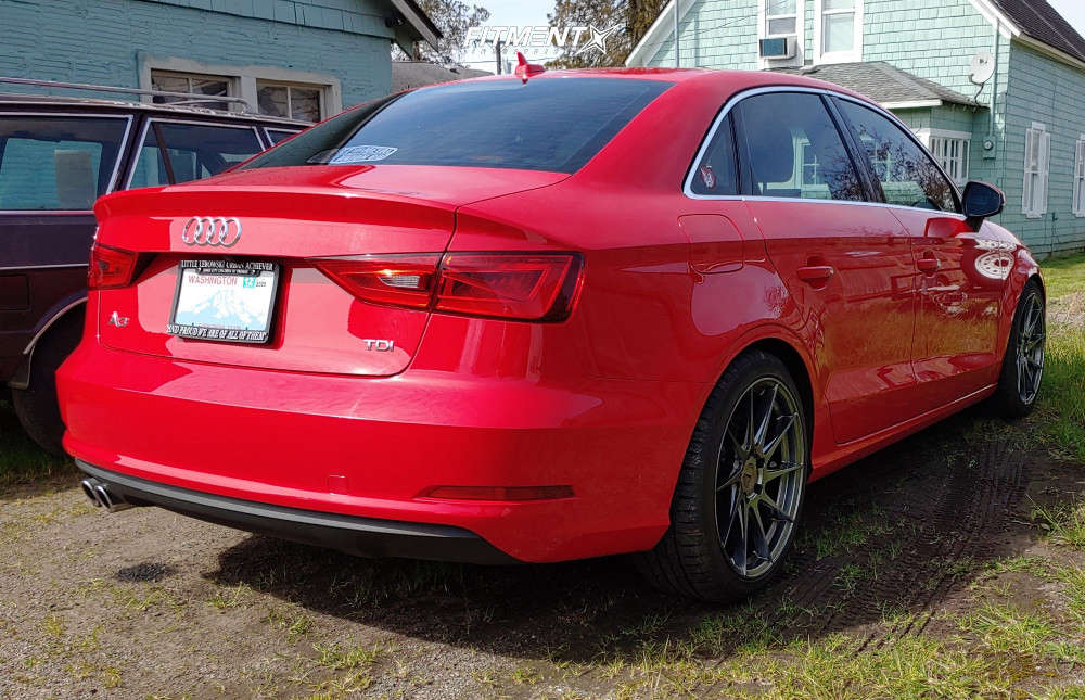 2015 Audi A3 TDI Premium Plus with 18x8.5 Aodhan Ah09 and Nokian 225x35 ...