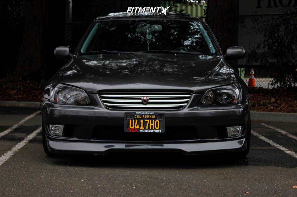 2002 Lexus IS300 E-Shift 4dr Sedan (3.0L 6cyl 5A) with 18x8.5 AVID1 ...
