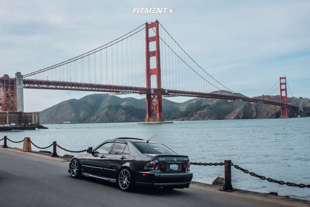 2002 Lexus IS300 E-Shift 4dr Sedan (3.0L 6cyl 5A) with 18x8.5 AVID1 ...