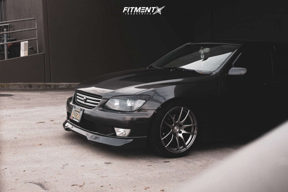 2002 Lexus IS300 E-Shift 4dr Sedan (3.0L 6cyl 5A) with 18x8.5 AVID1 ...