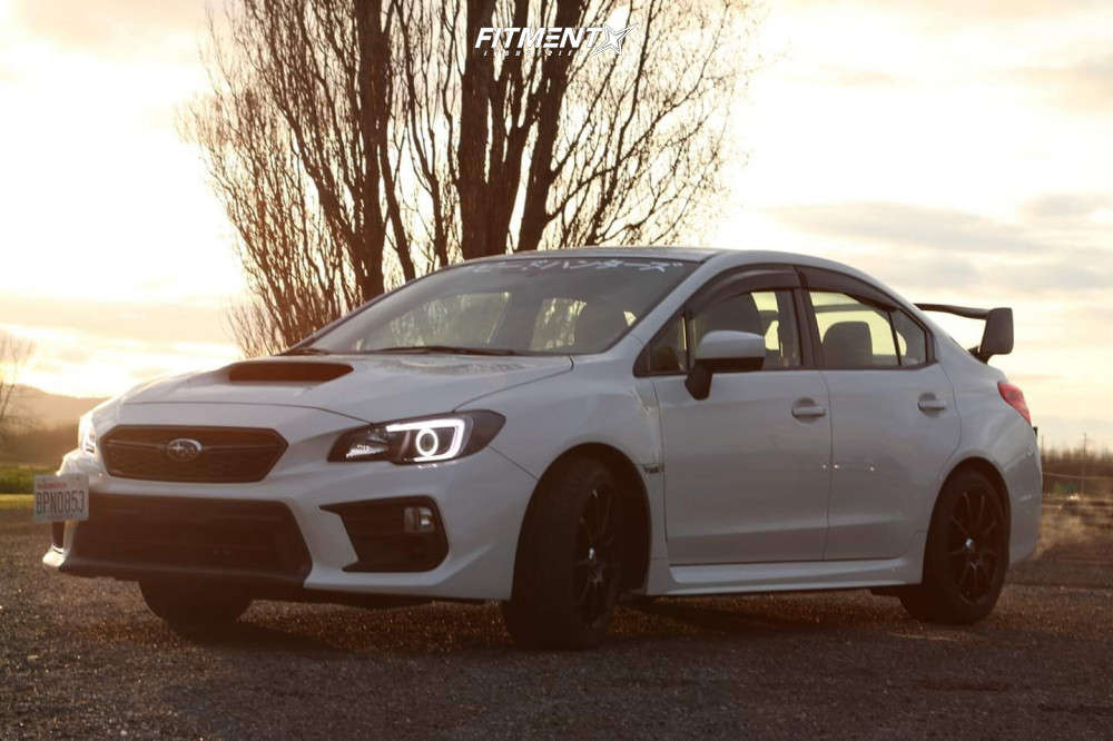 2019 Subaru WRX Base with 17x8 Enkei EDR9 and Goodyear 235x45 on Stock ...