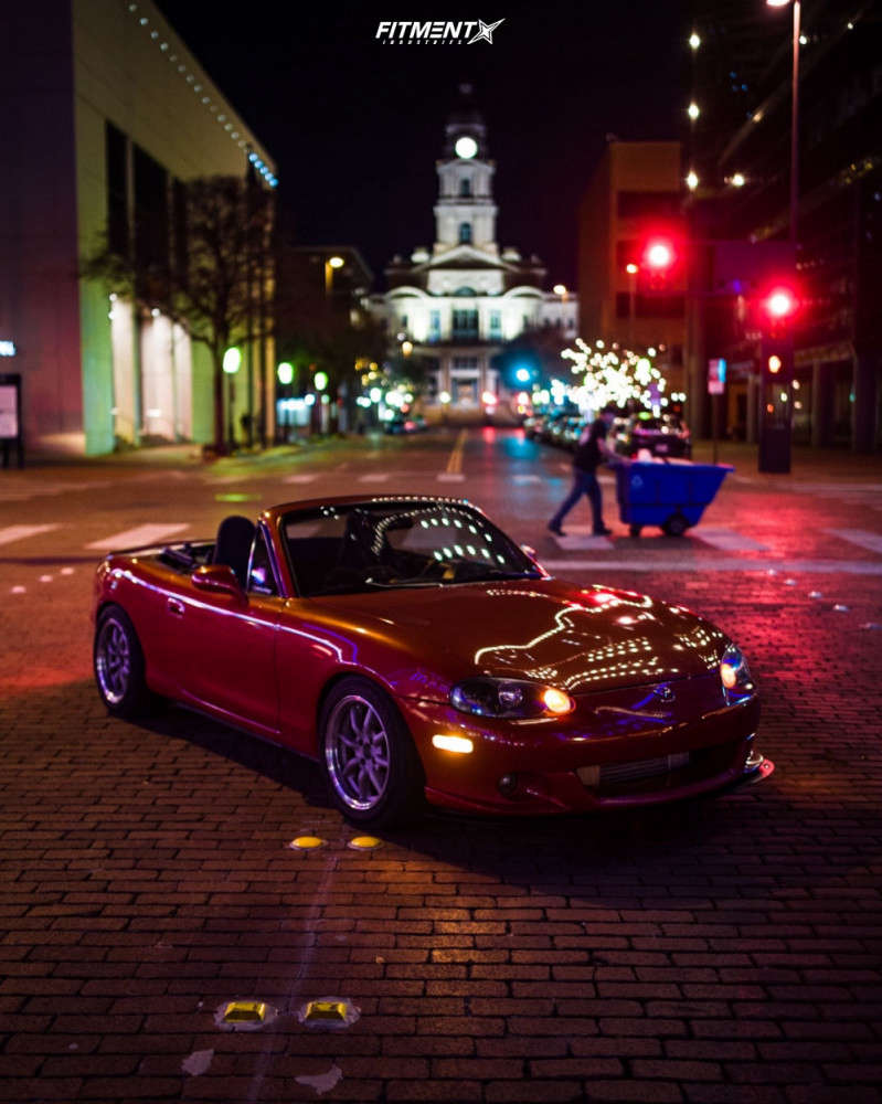 2004 Mazda Miata Mazdaspeed with 15x7.5 Watanabe Rs and Yokohama 205x50 ...