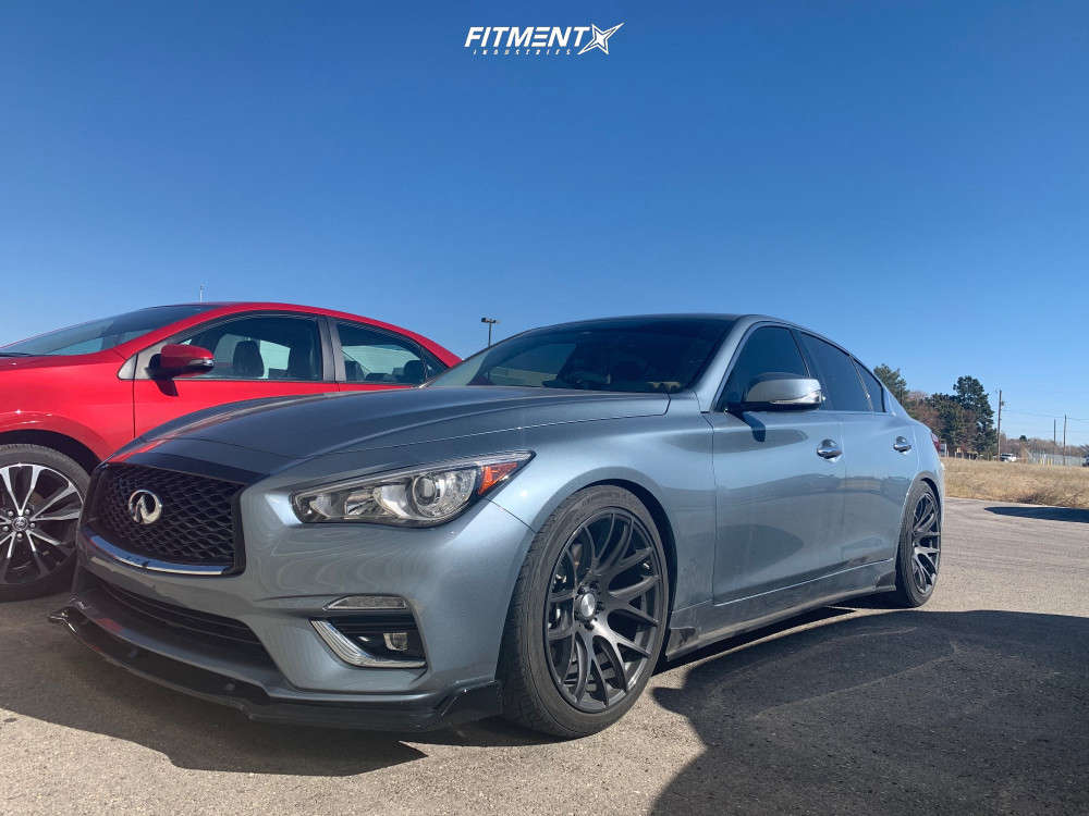 2018 INFINITI Q50 Pure with 19x9.5 ESR Sr12 and General 255x40 on ...