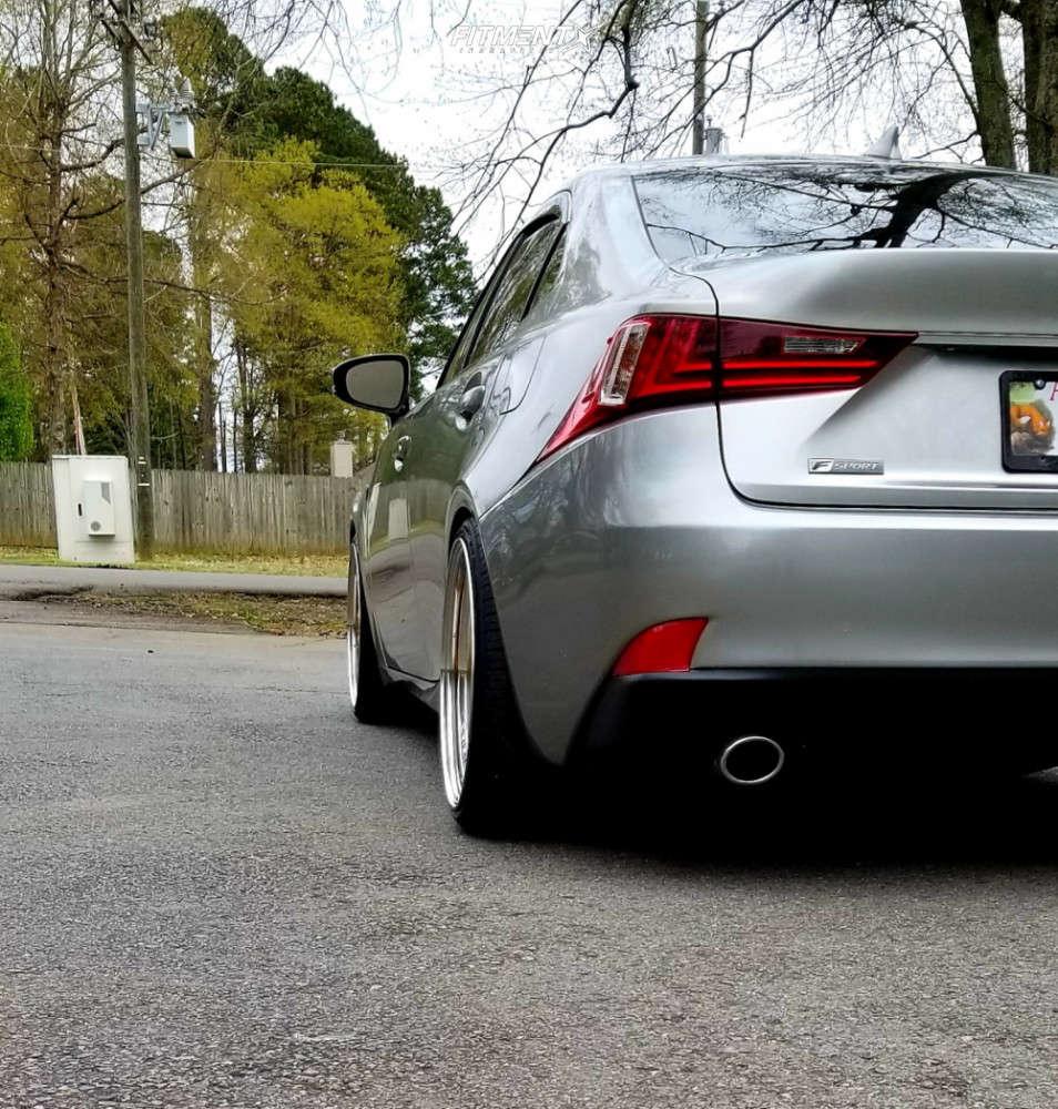 2016 Lexus IS200t F Sport with 19x8.5 Rial Daytona and Lexani 225x35 on ...