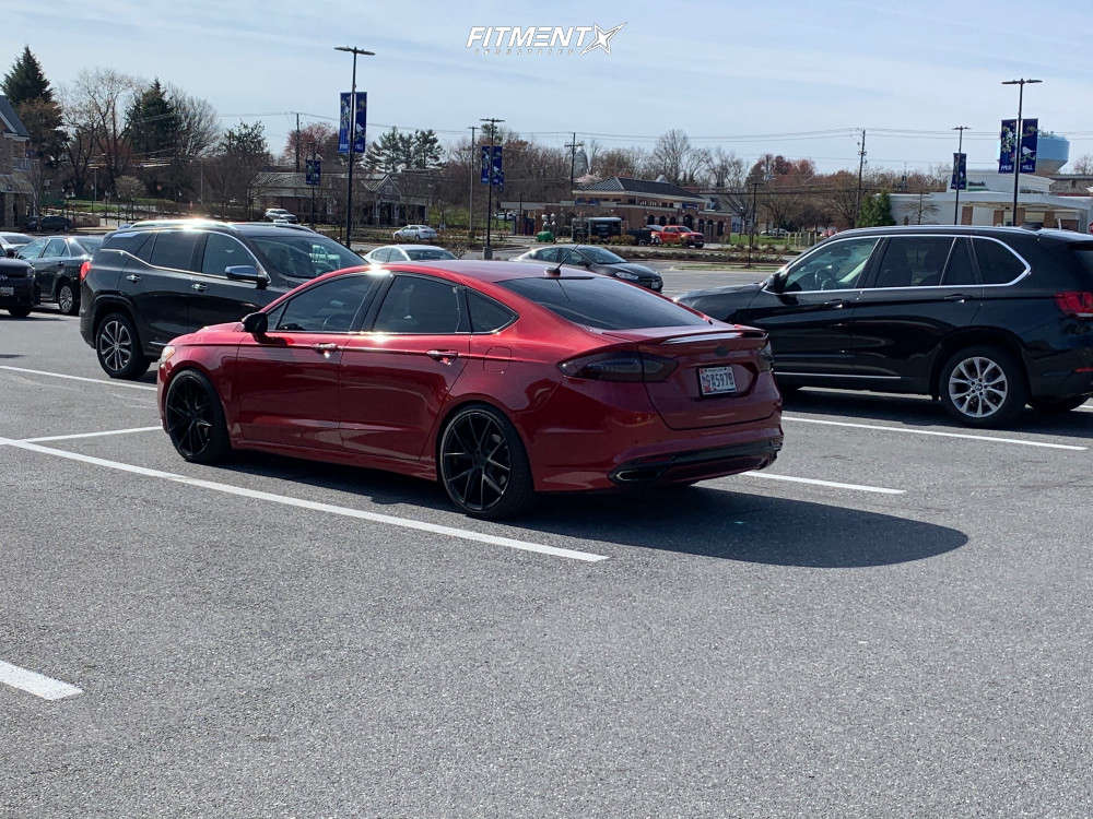 2013 Ford Fusion Titanium with 20x9 Niche Misano and Continental 245x35 ...