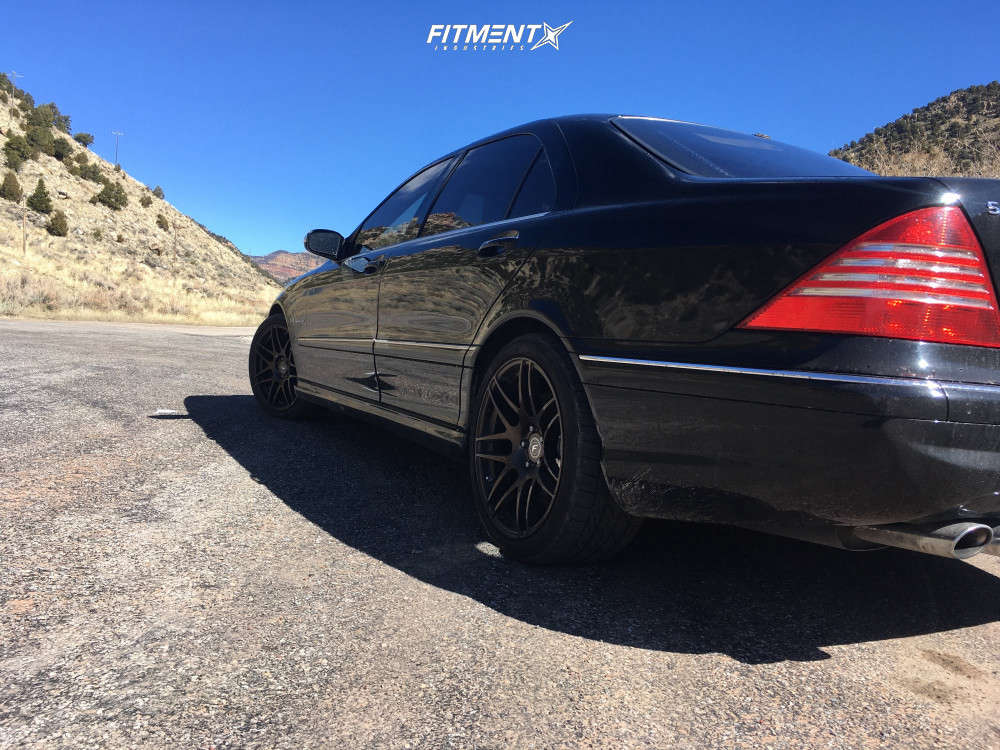 2006 Mercedes-Benz S55 AMG Base with 19x8.5 Forgestar F14 and Nitto ...