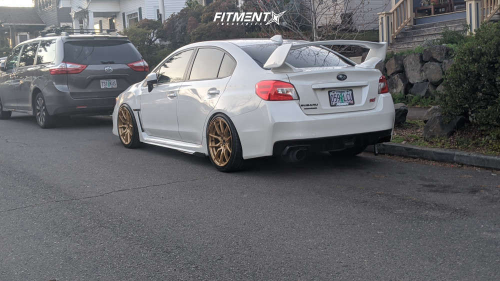 2019 Subaru WRX Base with 18x9.5 Option Lab R716 and Bridgestone 265x35 ...