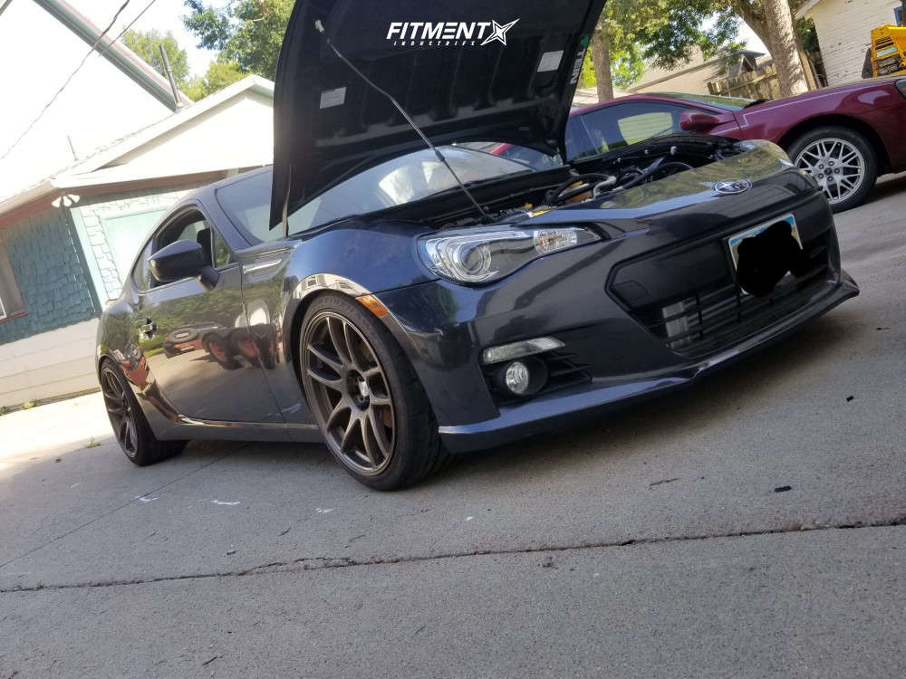 2013 Subaru BRZ Limited with 18x9.5 ESR Sr08 and Firestone 255x35 on ...