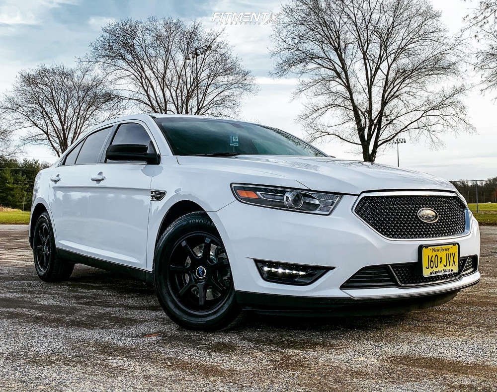 2015 Ford Taurus SE with 17x7.5 Mach Me7 and Yokohama 235x35 on Stock ...