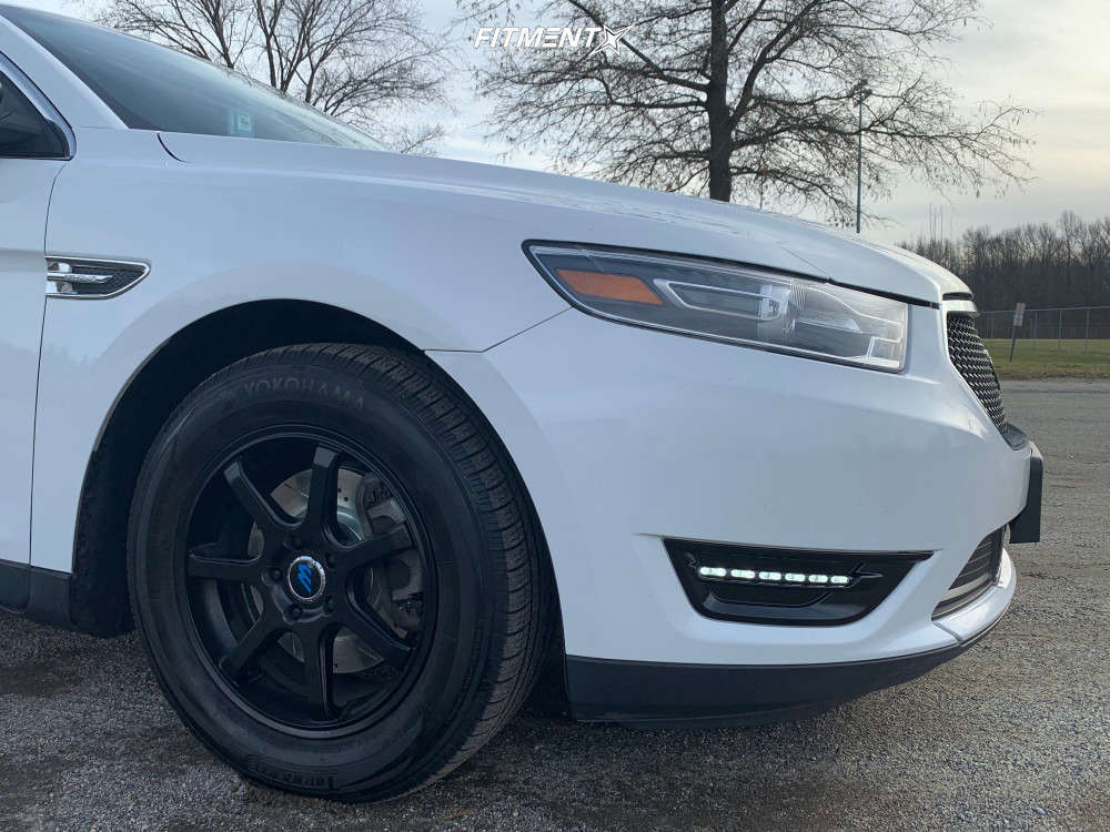 2015 Ford Taurus SE with 17x7.5 Mach Me7 and Yokohama 235x35 on Stock ...