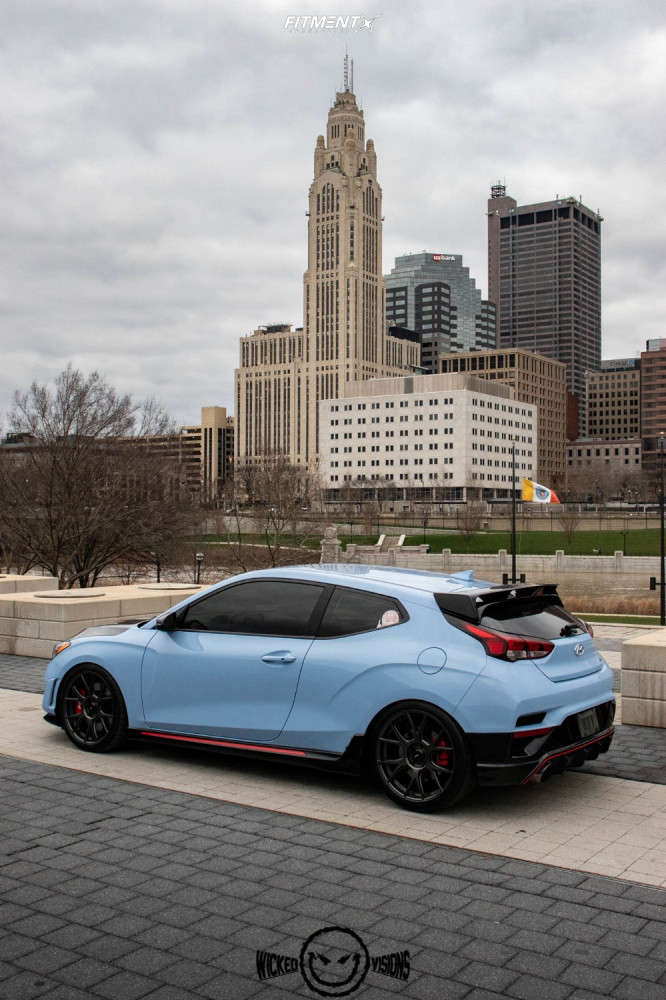 2019 Hyundai Veloster N Base with 19x8.5 Konig Ampliform and ...