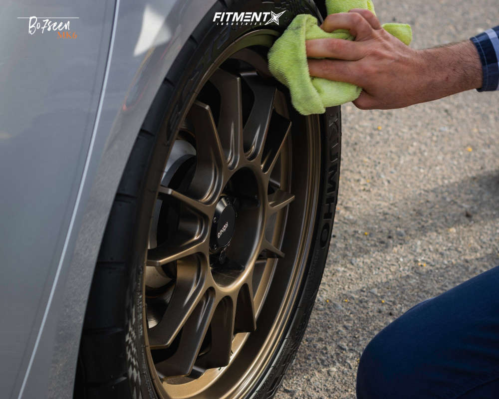 2017 Volkswagen Golf R Base with 17x8 Konig Hypergram and Kumho 245x40 ...