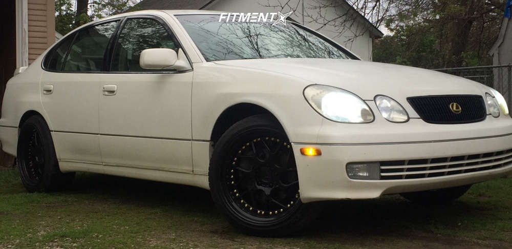 1999 Lexus GS300 Base with 19x10.5 Aodhan DS01 and Michelin 245x40 on ...