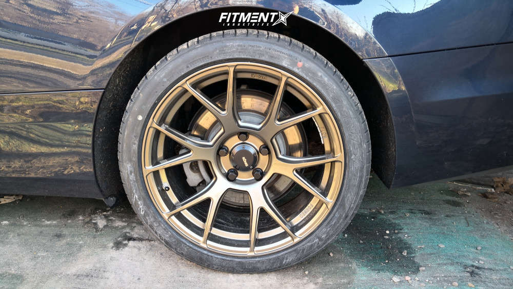 2016 Cadillac ATS Premium with 18x8.5 Konig Ampliform and Falken 235x40 ...