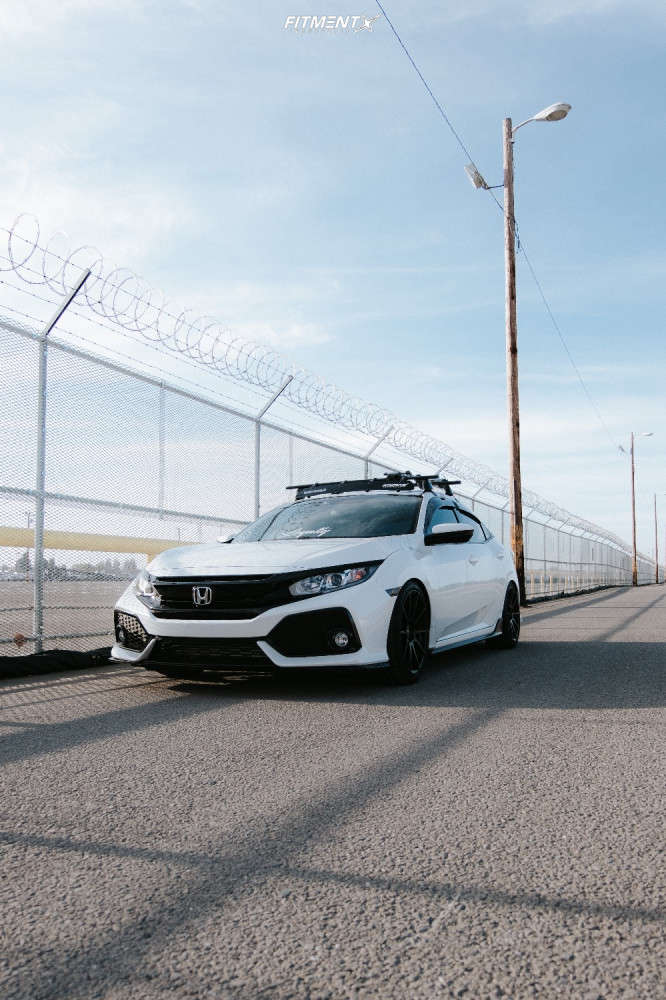 2019 Honda Civic Sport with 18x8.5 AVID1 AV21 and Continental 235x40 on ...