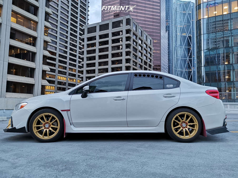 2016 Subaru WRX Base with 18x8.5 RTX R-Spec Stag and Michelin 235x45 on ...
