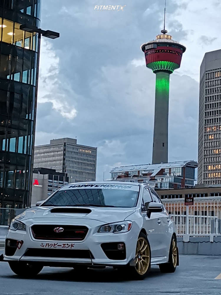 2016 Subaru WRX Base with 18x8.5 RTX R-Spec Stag and Michelin 235x45 on ...