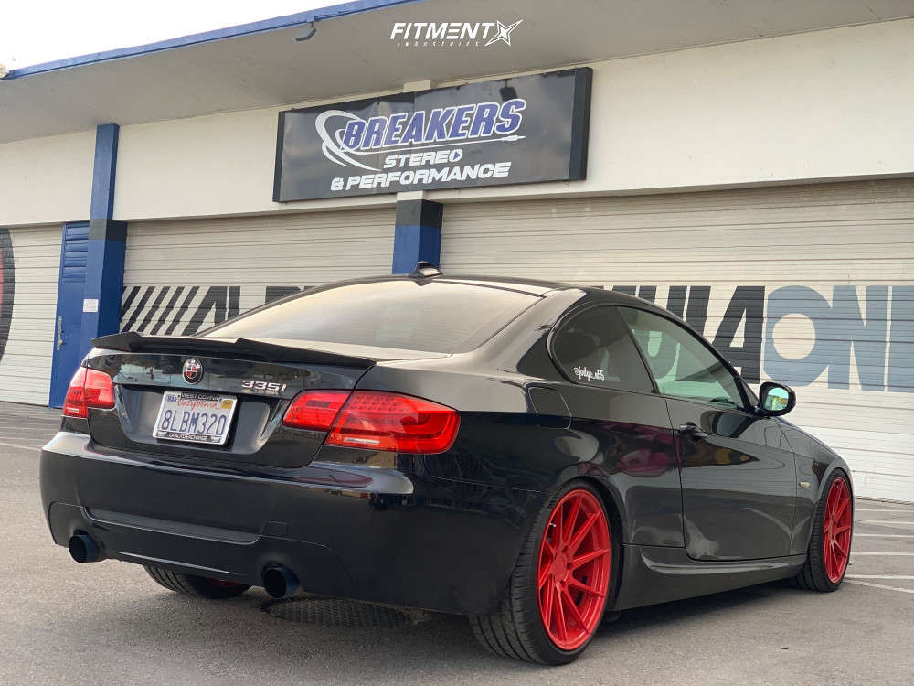 2012 BMW 335i Base with 19x8.5 Avant Garde M621 and Lexani 255x30 on ...