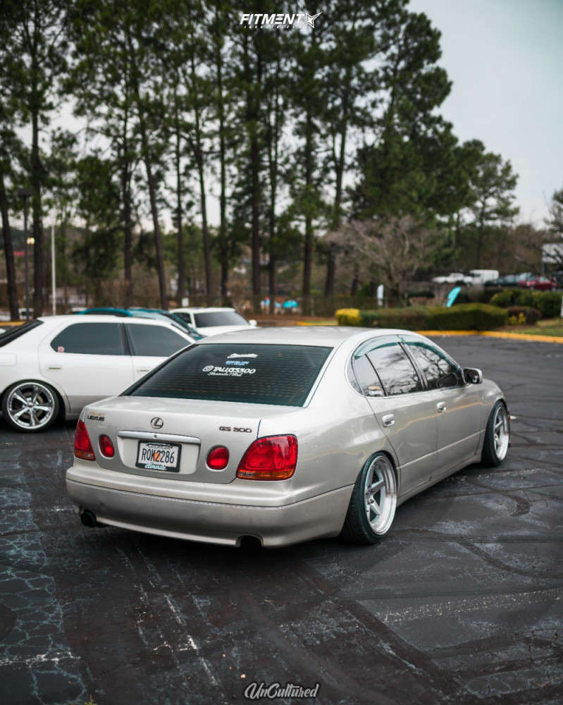 2000 Lexus GS300 4dr Sedan with 18x9.5 Aodhan Ds05 and Ironman 225x35 ...
