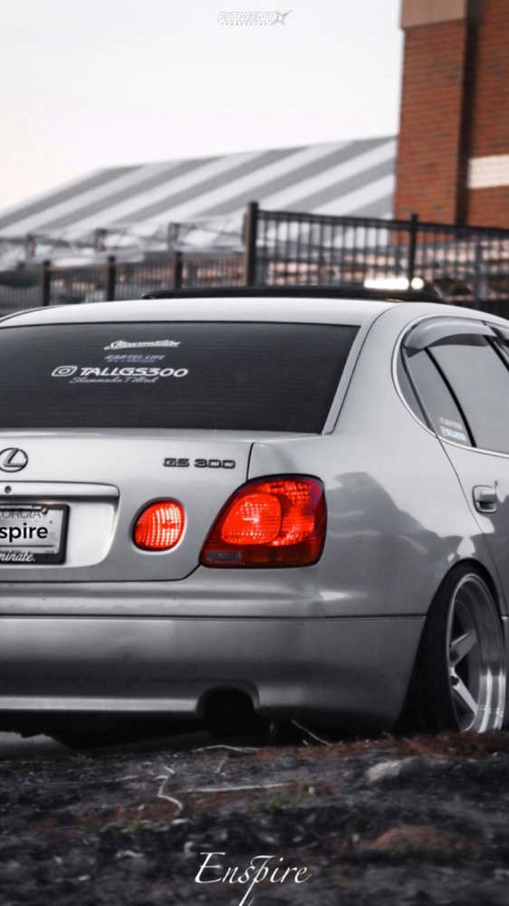 2000 Lexus GS300 4dr Sedan with 18x9.5 Aodhan Ds05 and Ironman 225x35 ...