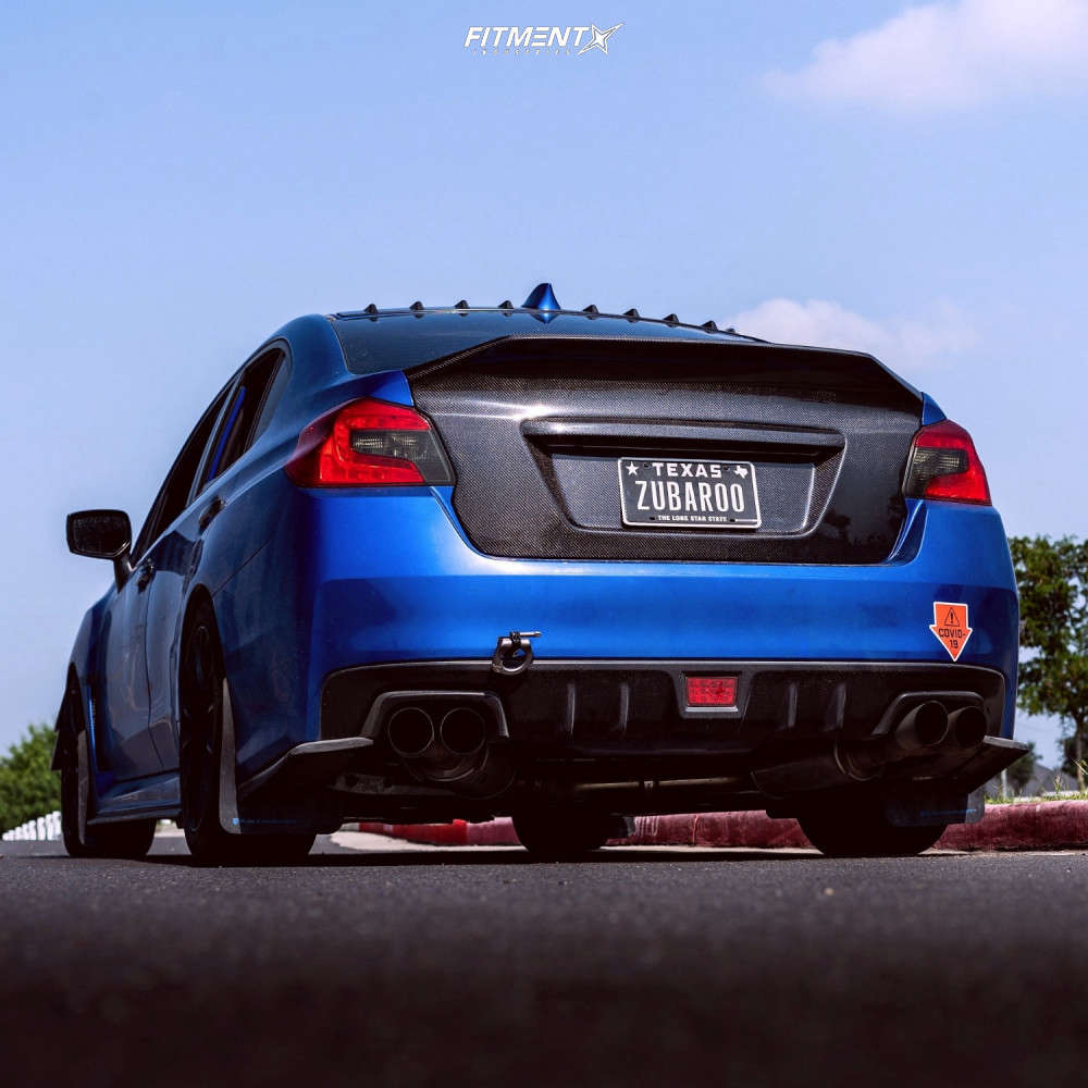 2015 Subaru WRX Premium with 17x9 WedsSport Sa-72r and Continental ...