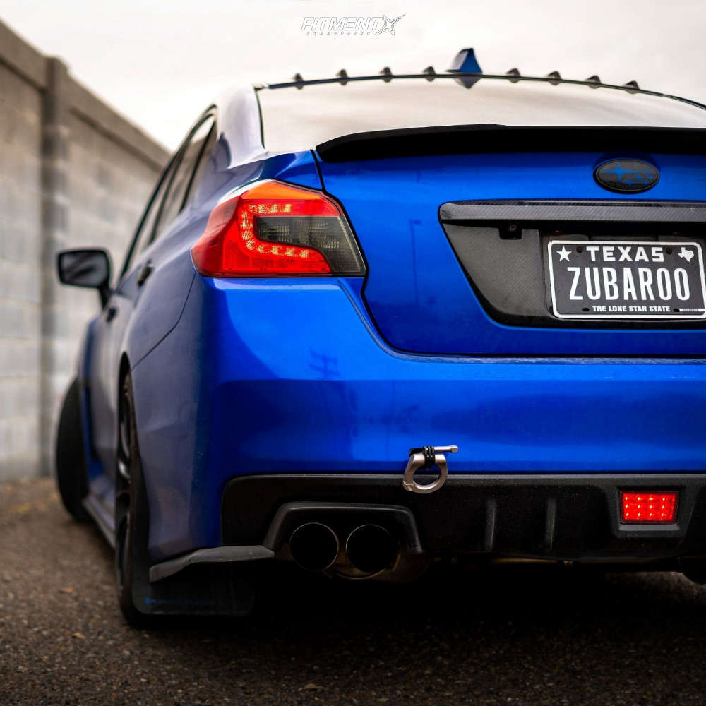 2015 Subaru WRX Premium with 17x9 WedsSport Sa-72r and Continental ...