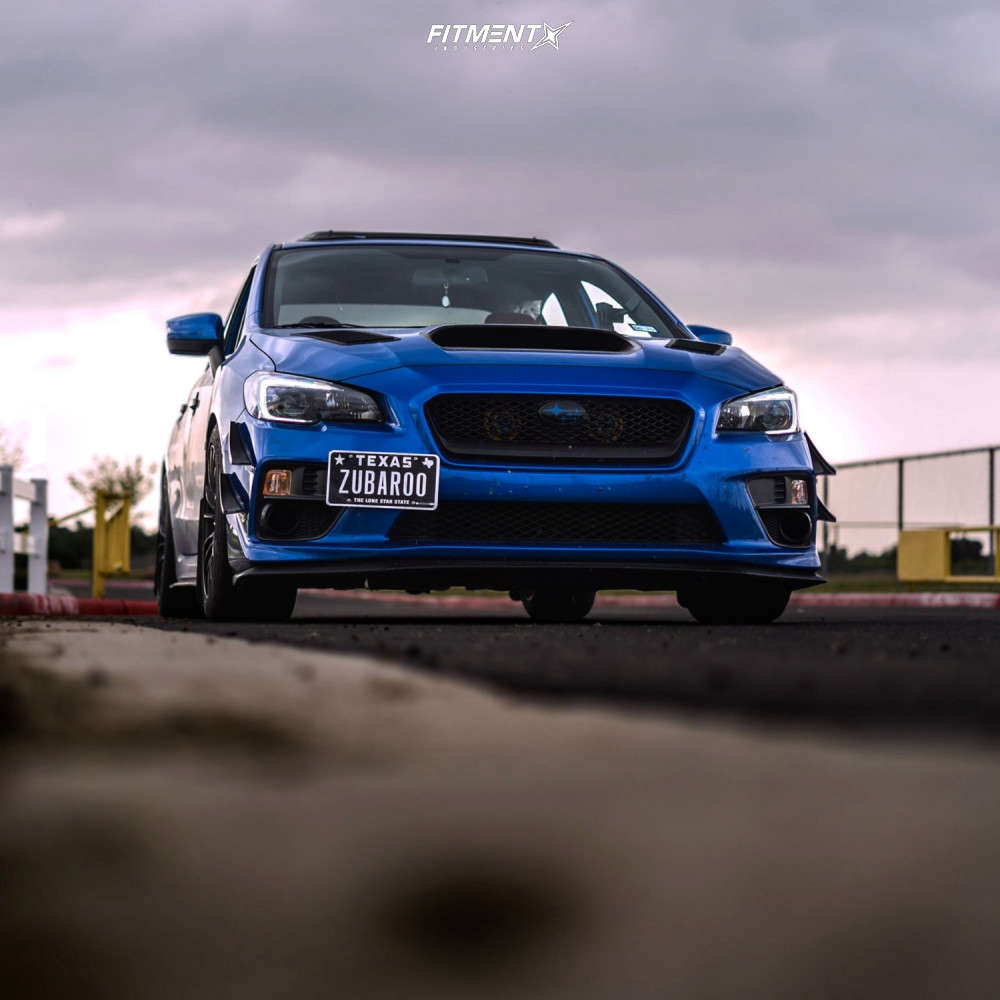 2015 Subaru WRX Premium with 17x9 WedsSport Sa-72r and Continental ...