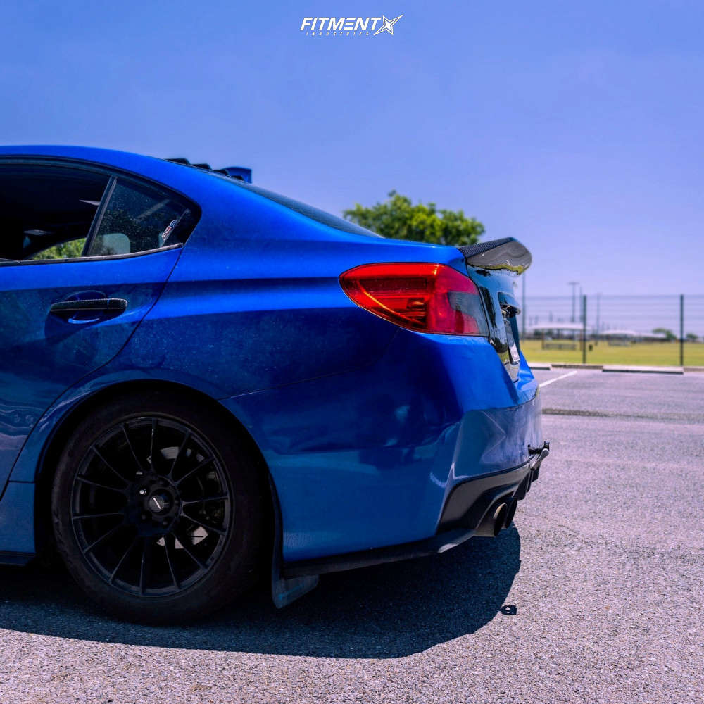 2015 Subaru WRX Premium with 17x9 WedsSport Sa-72r and Continental ...