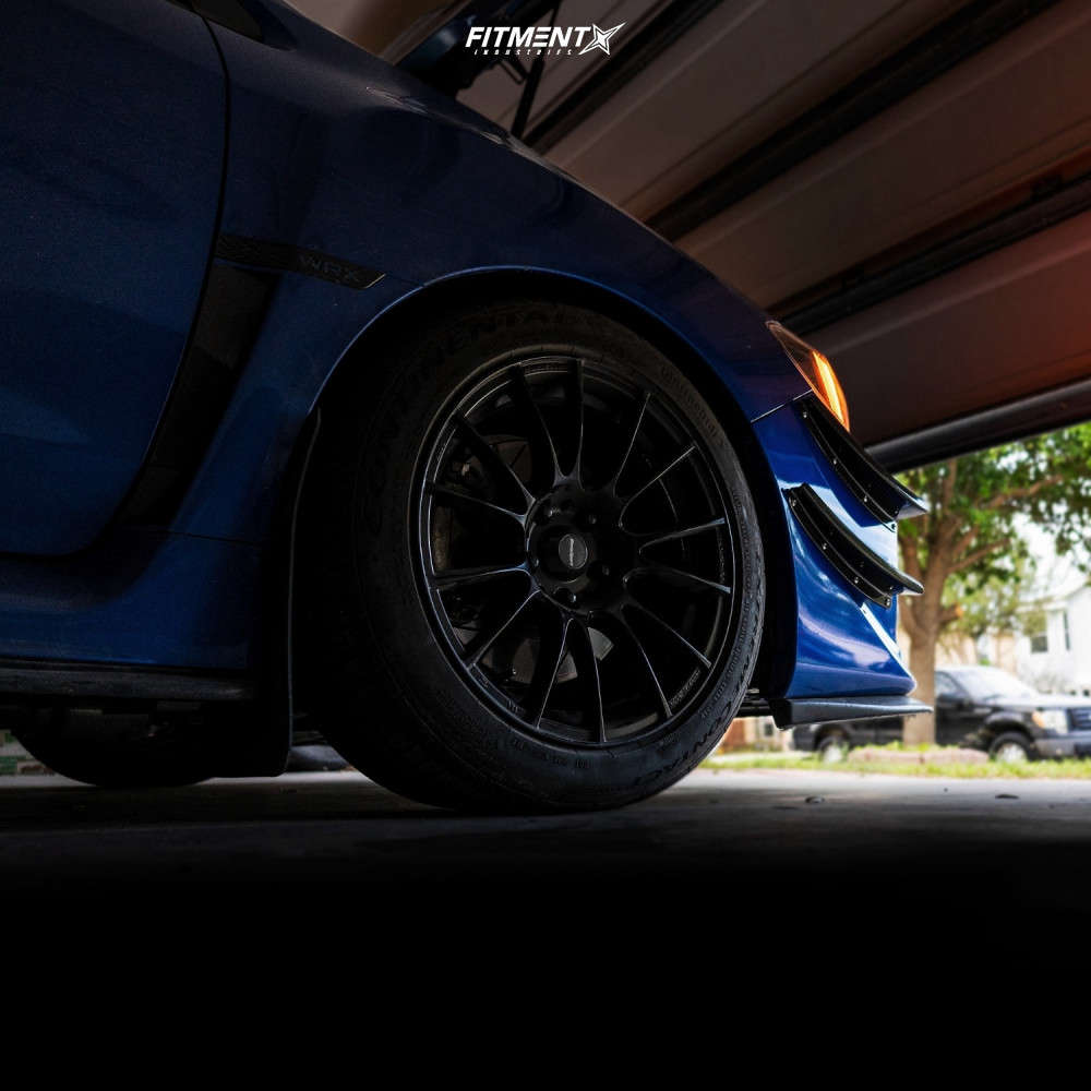 2015 Subaru WRX Premium with 17x9 WedsSport Sa-72r and Continental ...