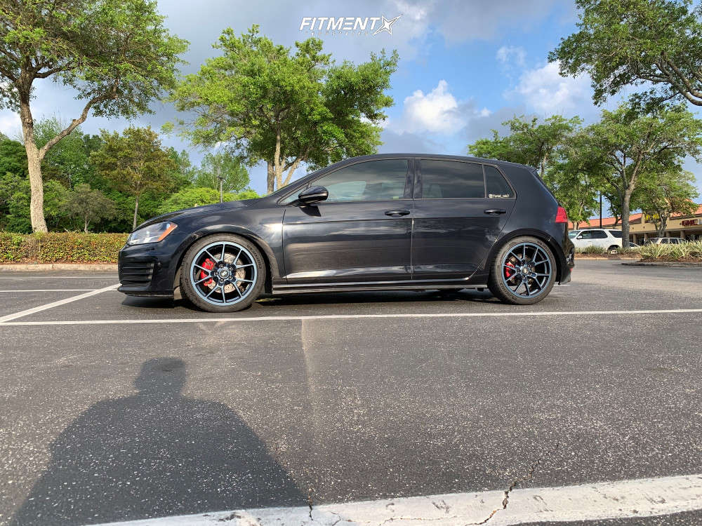 2015 Volkswagen GTI S with 18x8 Neuspeed Rse10 and Michelin 225x40 on ...