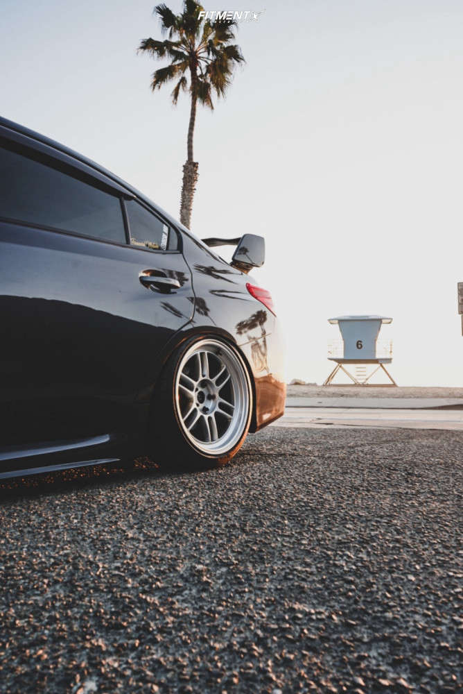 2015 Subaru WRX Limited with 18x9.5 ESR Sr11 and Michelin 245x35 on ...