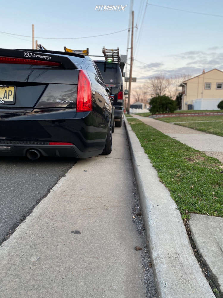 2014 Cadillac ATS Base with 19x8.5 Axe Ex19 and Nankang 225x35 on Air ...