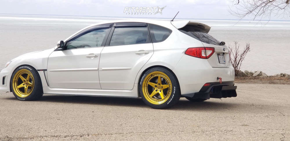 2013 Subaru WRX STI Sport-tech with 18x9.5 Aodhan Ds05 and Achilles ...