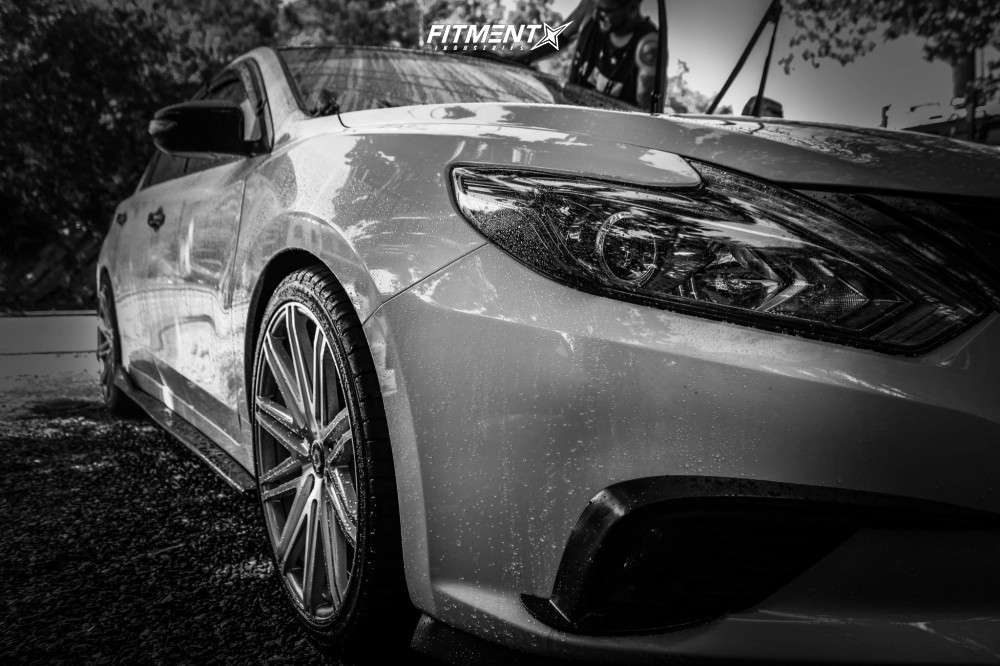 2018 Nissan Altima SR with 20x8.5 Sevizia Se429 and Achilles 245x35 on ...