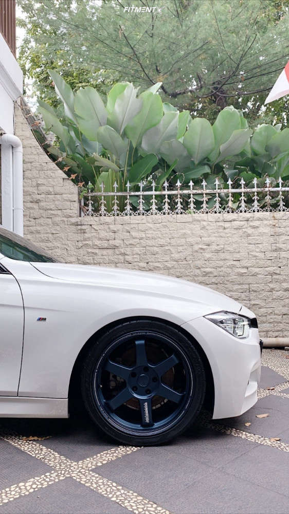 2016 BMW 330i Base with 19x8.5 Volk Te37 Ultra and Yokohama 245x35 on ...