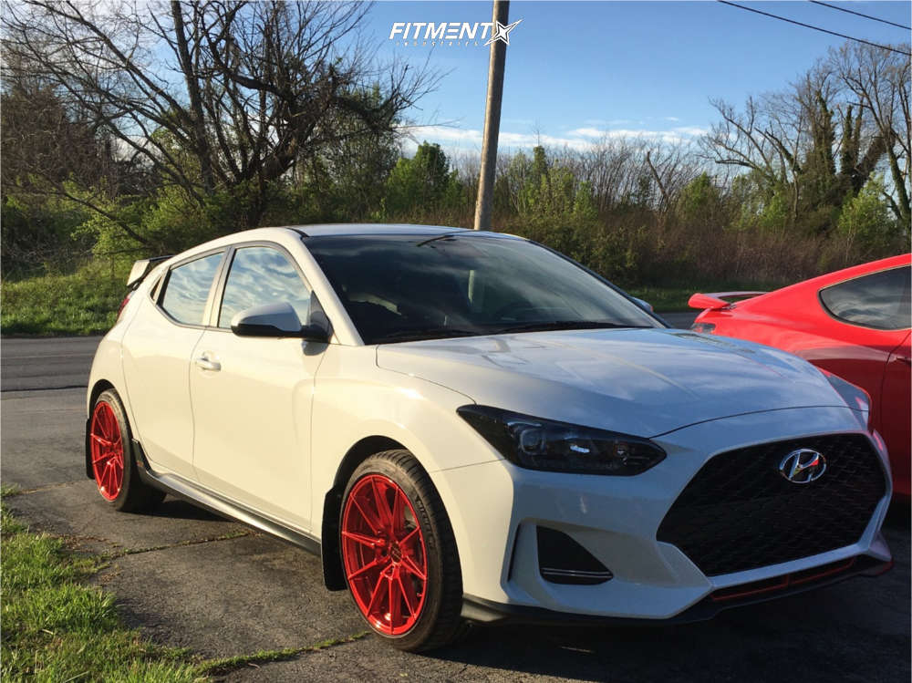 2019 Hyundai Veloster Turbo R-Spec with 18x8.5 XXR 567 and Michelin ...