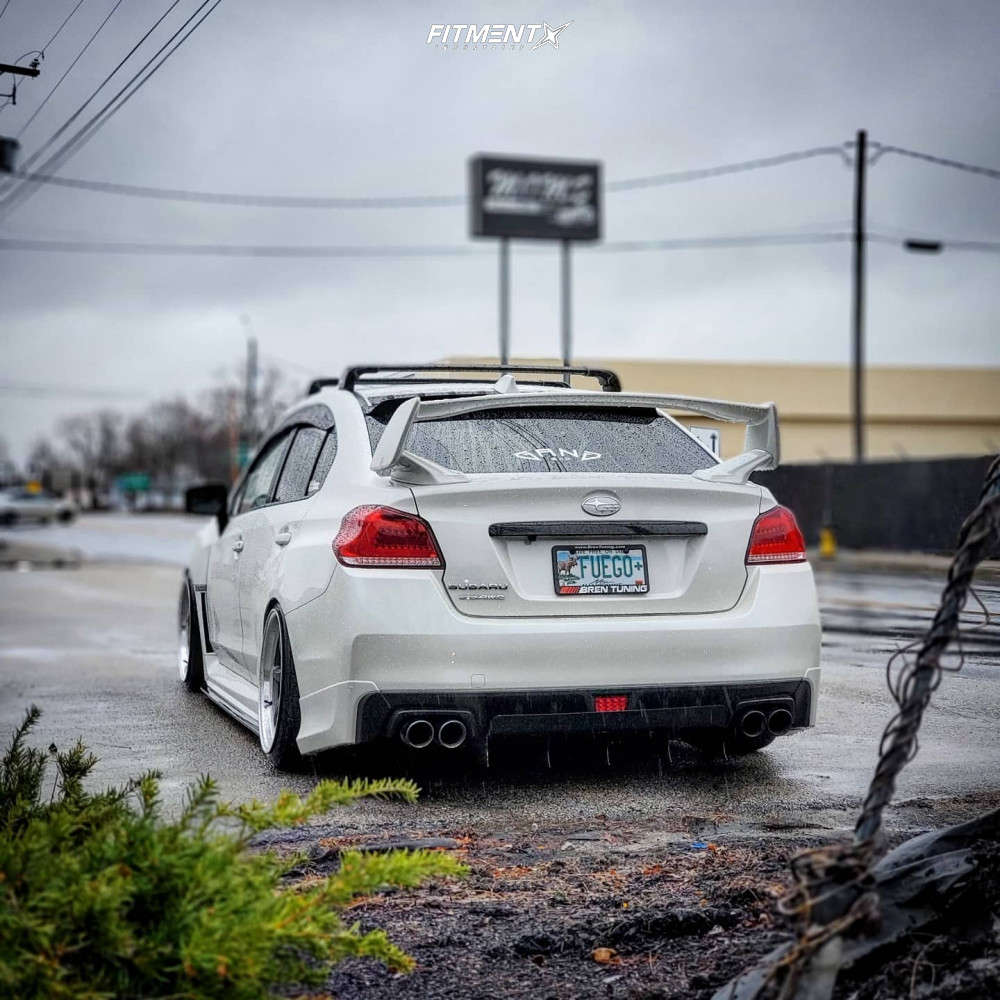 2018 Subaru WRX Base with 18x9.5 Kansei Roku and Federal 225x35 on ...