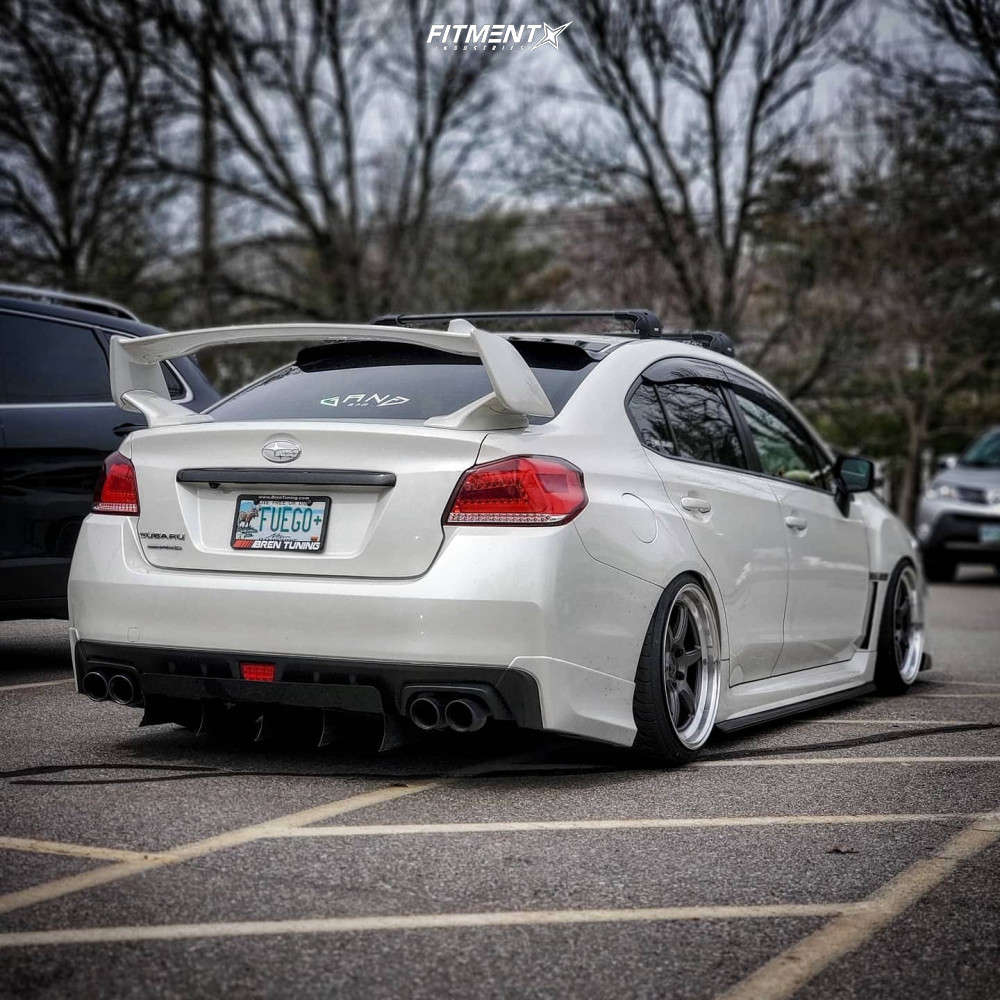 2018 Subaru WRX Base with 18x9.5 Kansei Roku and Federal 225x35 on ...