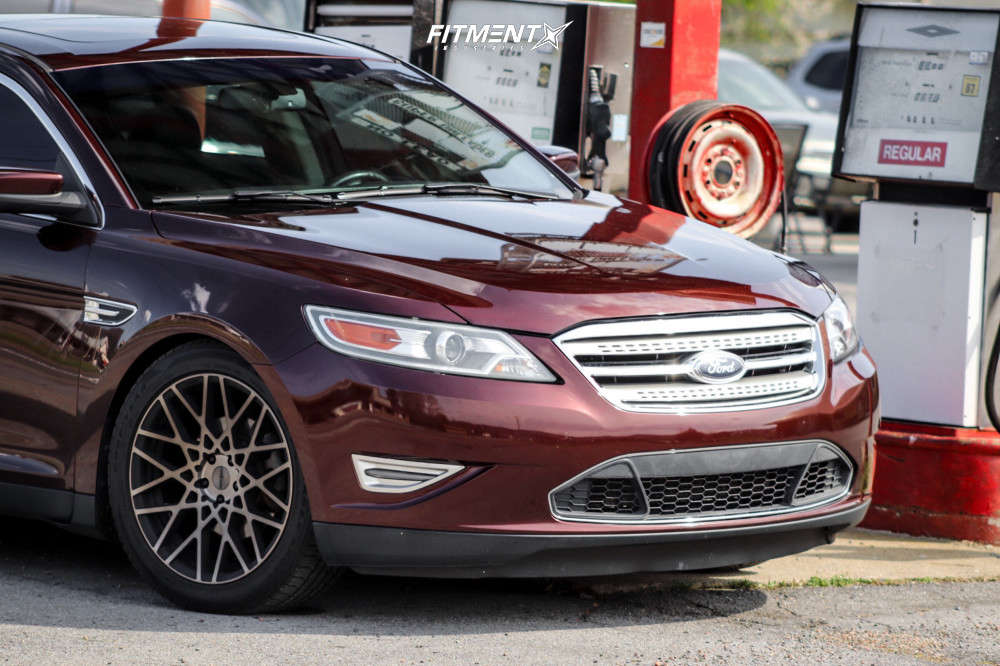 2010 Ford Taurus SHO with 20x8.5 Rotiform Blq and Goodyear 255x40 on ...