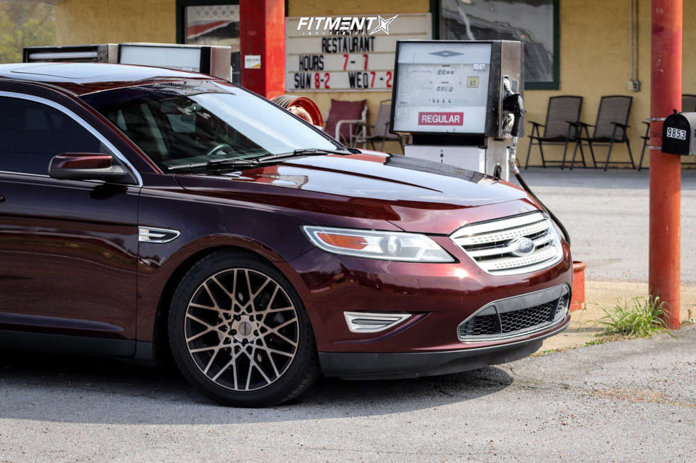 2010 Ford Taurus SHO with 20x8.5 Rotiform Blq and Goodyear 255x40 on ...