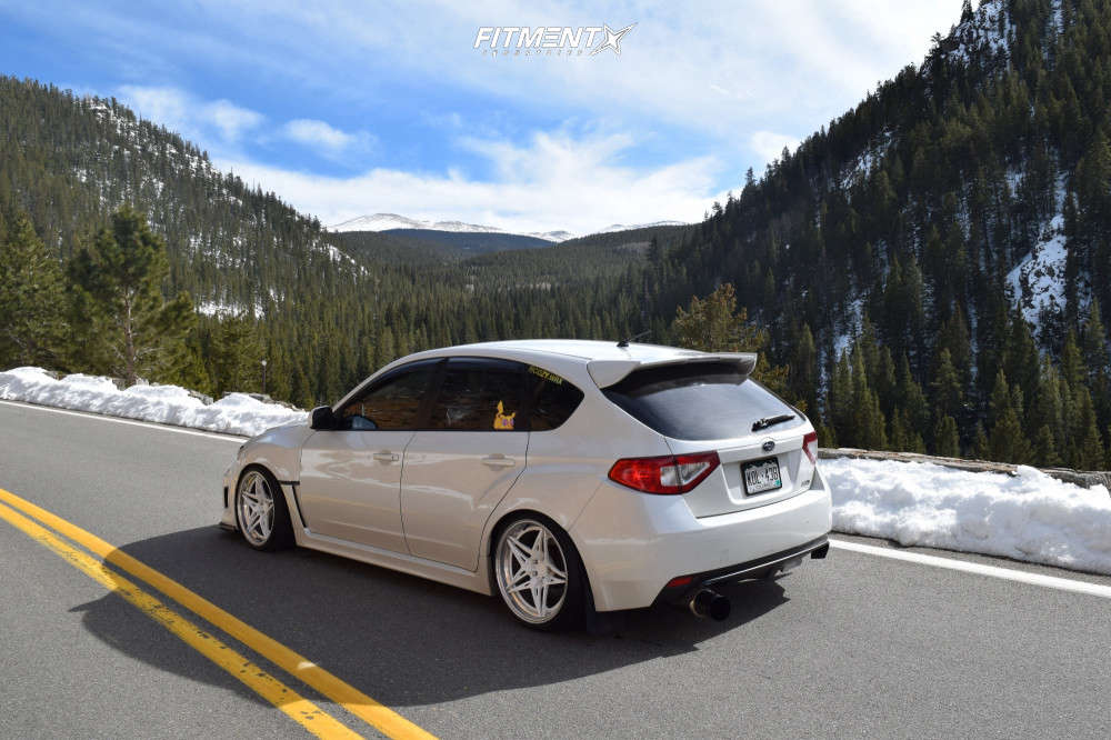 2013 Subaru WRX Base with 18x9.5 Rotiform Vda and BFGoodrich 225x35 on ...