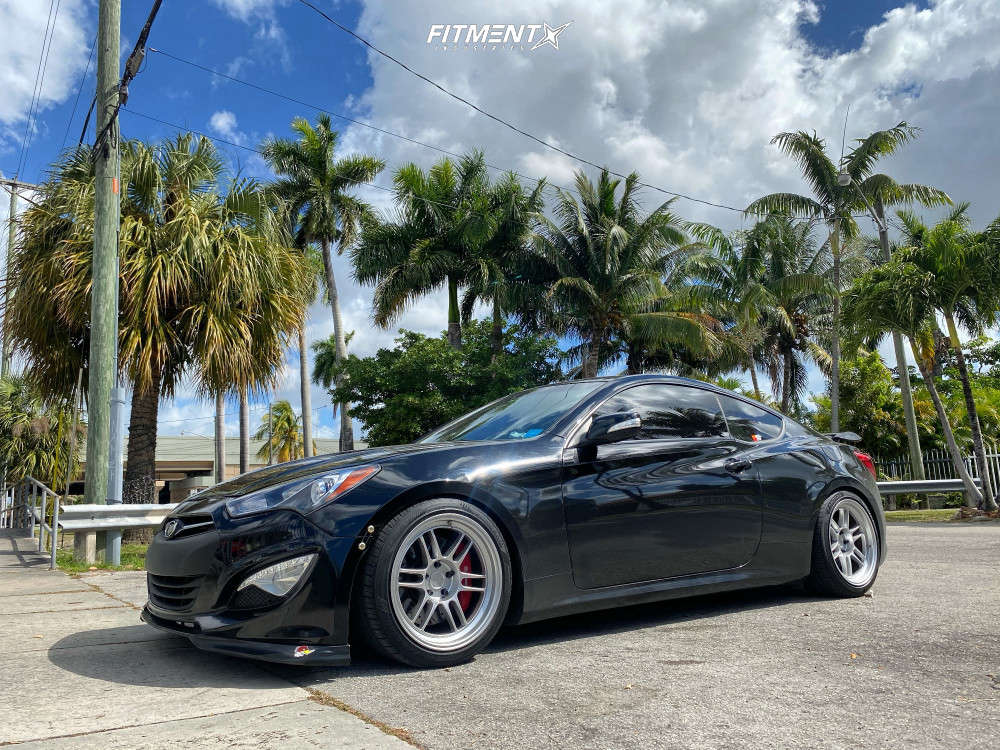 2015 Hyundai Genesis Coupe 3.8 Ultimate with 18x9.5 ESR Sr11 and ...