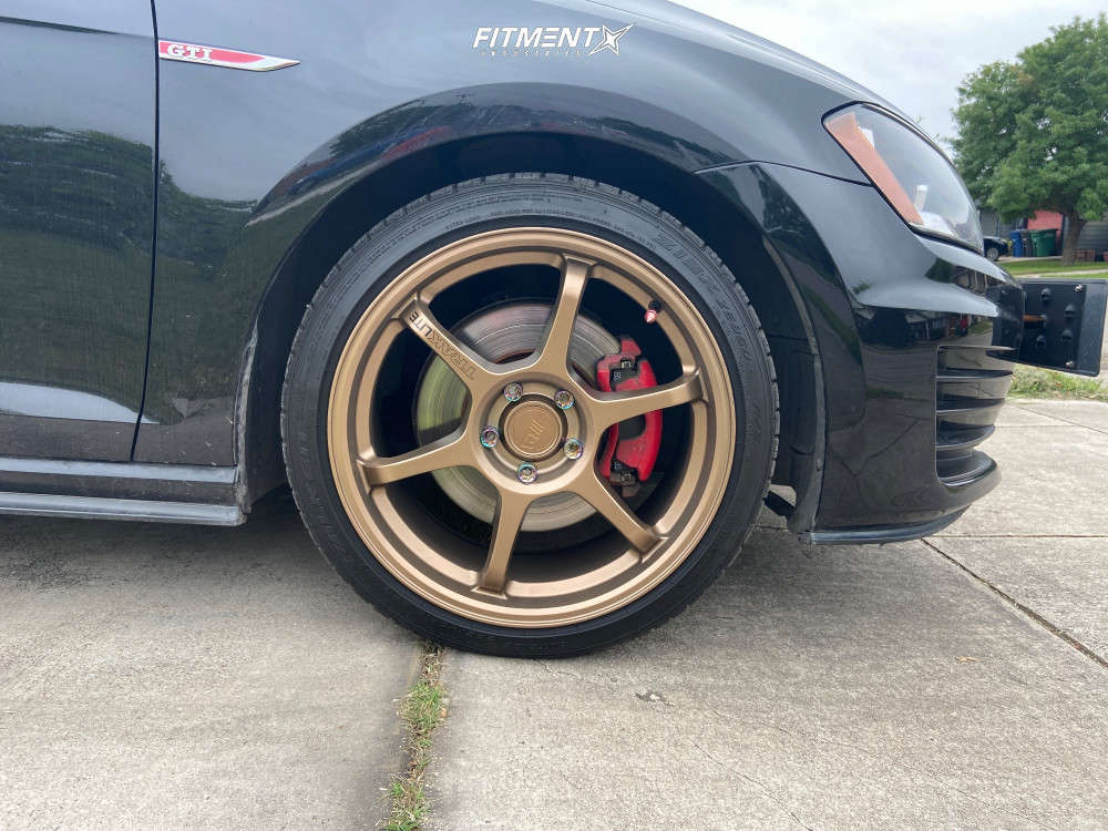 2015 Volkswagen GTI SE with 18x8.5 Motegi Mr145 and Falken 225x40 on ...