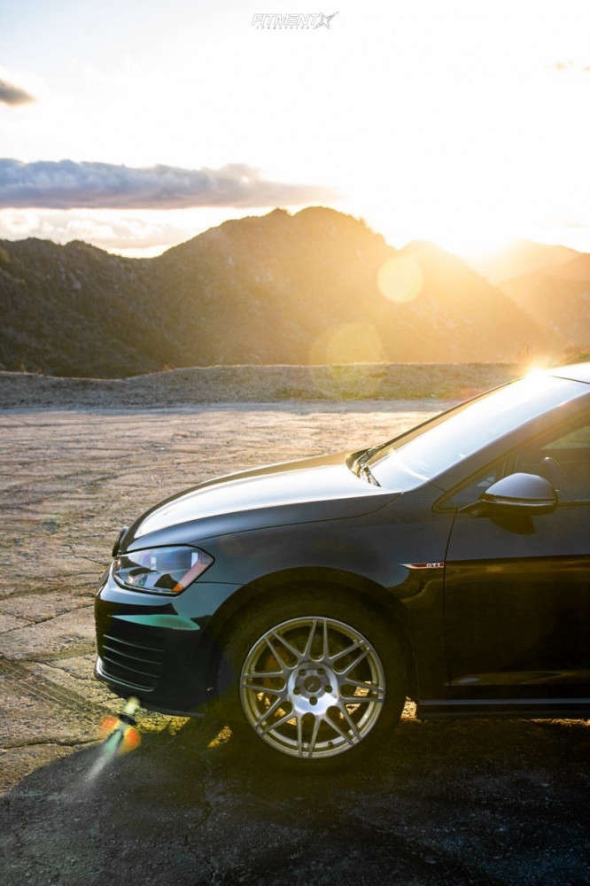 2015 Volkswagen GTI S with 18x9 Advanti Racing Classe and Federal ...