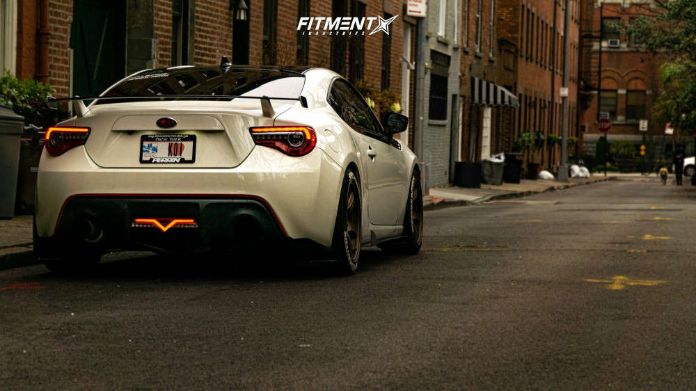 2017 Subaru BRZ Limited with 17x9 Gram Lights 57cr and Pirelli 245x40 ...