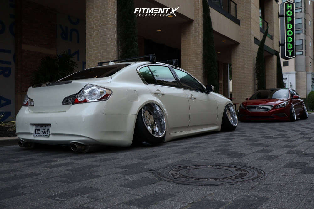 2011 INFINITI G37 Sport with 19x11 Weds Bazreia and Accelera 245x35 on ...