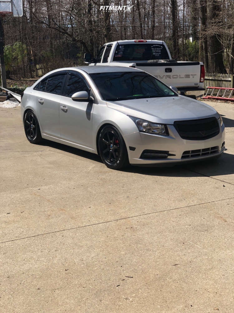 2014 Chevrolet Cruze LT with 17x7.5 Mach M7 and Cooper 225x50 on ...